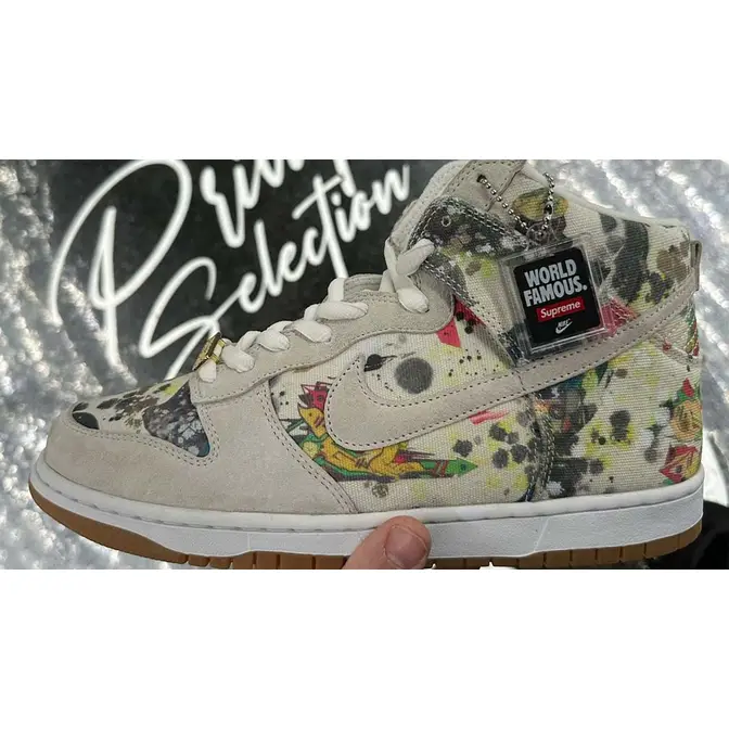 Supreme x Nike SB Dunk High Rammellzee Multi | Where To Buy | FD8779 ...
