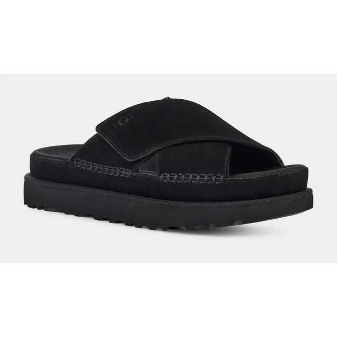 UGG Goldenstar Cross Slide Black | Where To Buy | 1137910-BLK | The ...