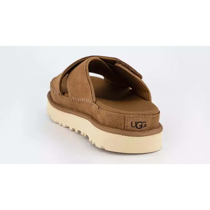 UGG Goldenstar Cross Slide Chestnut | Where To Buy | 1137910-CHE | The ...