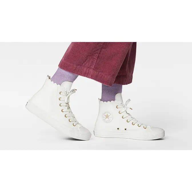 Converse Chuck Taylor High Mono White Gold | Where To Buy | A03718C ...
