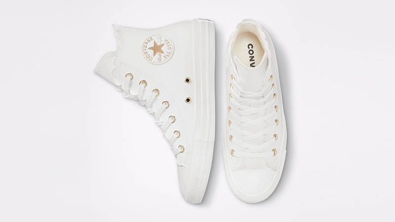 Converse Chuck Taylor High Mono White Gold | Where To Buy | A03718C
