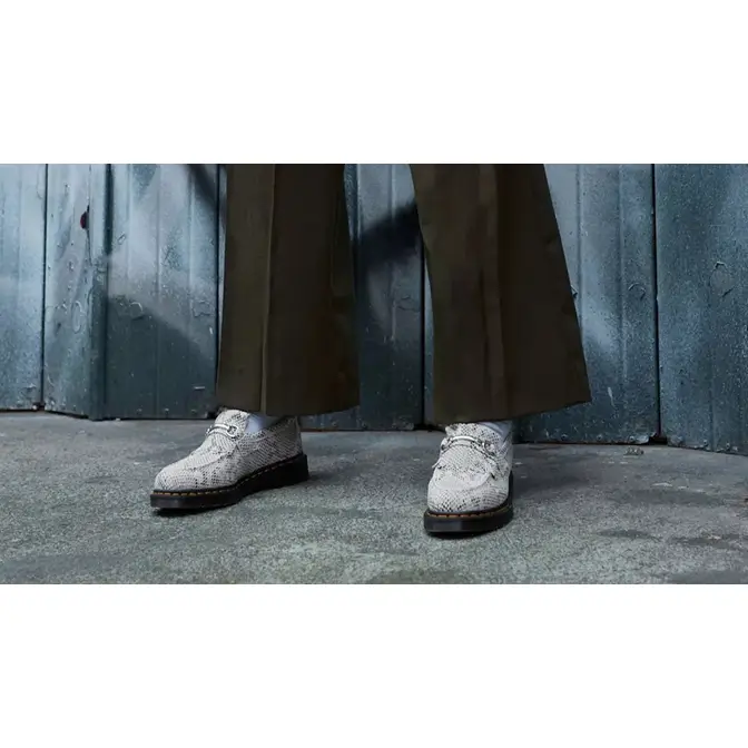Dr. Martens Adrian Snaffle Loafer Python Print | Where To Buy ...