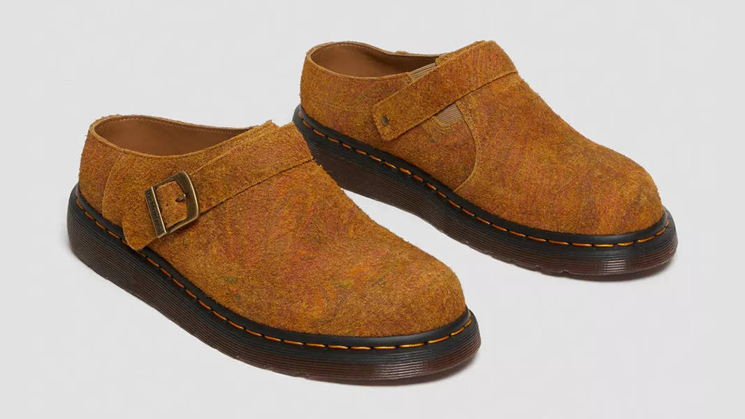 Dr. Martens Isham Marbled Slingback Mules Brown | Where To Buy | 30628295