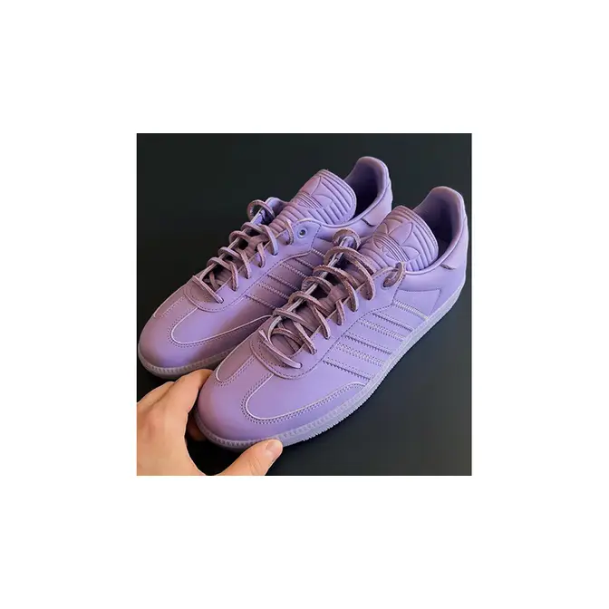 Pharrell x adidas Humanrace Samba Lilac | Where To Buy | IE7296 | The ...