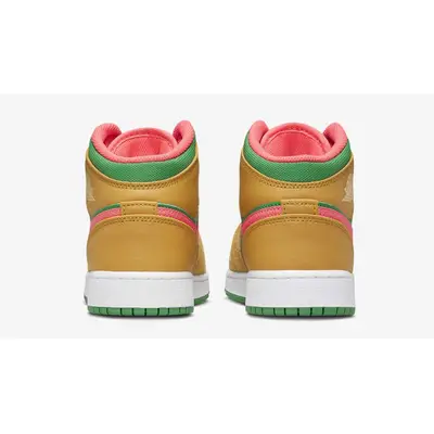 Air Jordan 1 Mid GS SE Wheat Watermelon | Where To Buy | DX4365-700 ...
