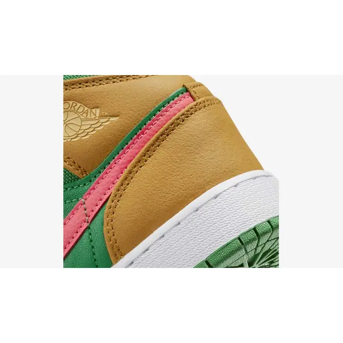 Air Jordan 1 Mid GS SE Wheat Watermelon | Where To Buy | DX4365-700 ...
