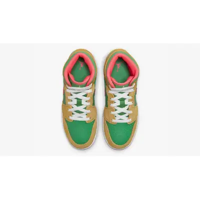Air Jordan 1 Mid GS SE Wheat Watermelon | Where To Buy | DX4365-700 ...