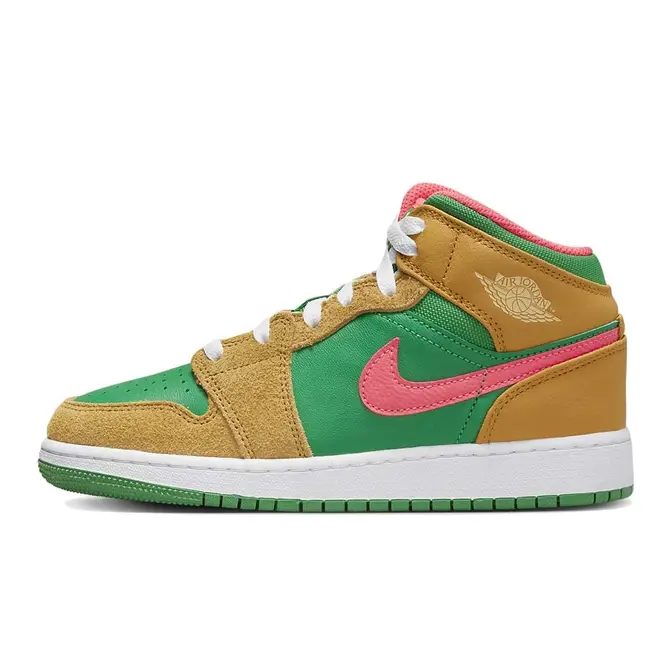 Air Jordan 1 Mid GS SE Wheat Watermelon | Where To Buy | DX4365-700 ...