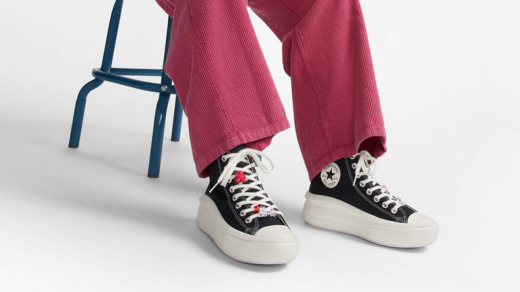 Converse Chuck Taylor Move Pop Words High Black | Where To Buy | A06097C