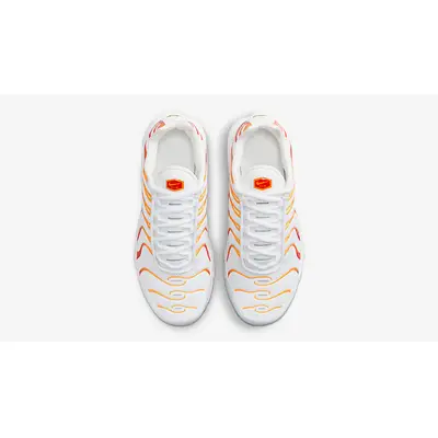 Nike TN Air Max Plus GS White Orange Red | Where To Buy | FN3857-100 ...