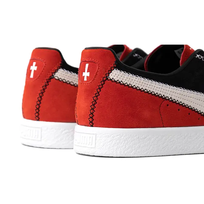 Second Best x PUMA Clyde Red Black | Where To Buy | The Sole Supplier