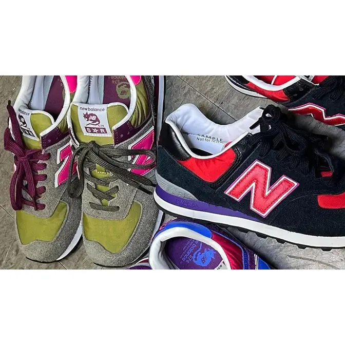 Stray Rats x New Balance 574 Olive Pink | Where To Buy | The Sole Supplier