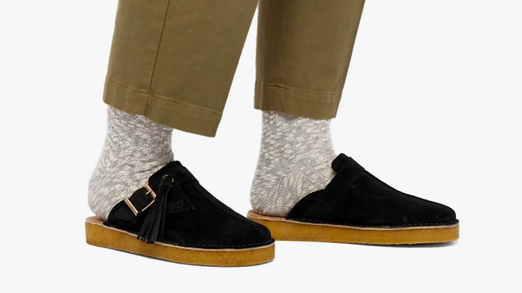 Clarks Originals Trek Mule Black Suede | Where To Buy | 26168577