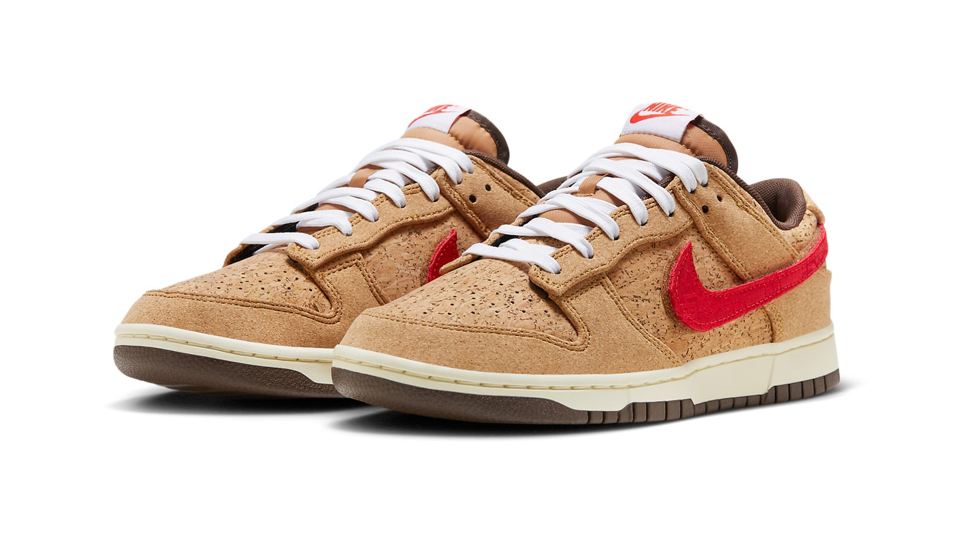 Here's An Official Look At the CLOT x Nike Dunk Low "Cork"