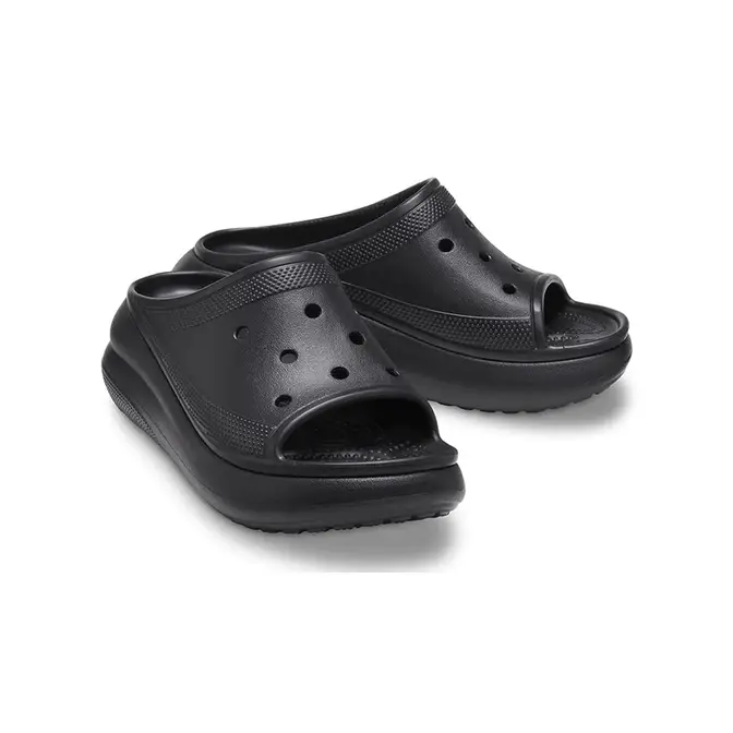 Crocs Classic Crush Slides Black | Where To Buy | 208731-001