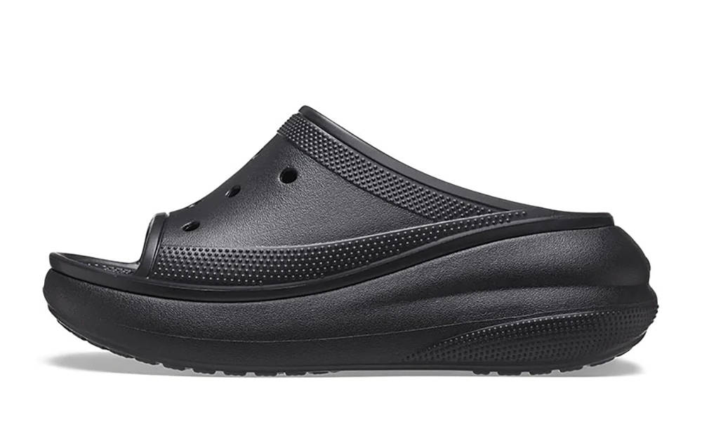 Chunky Black Slides | The Sole Supplier