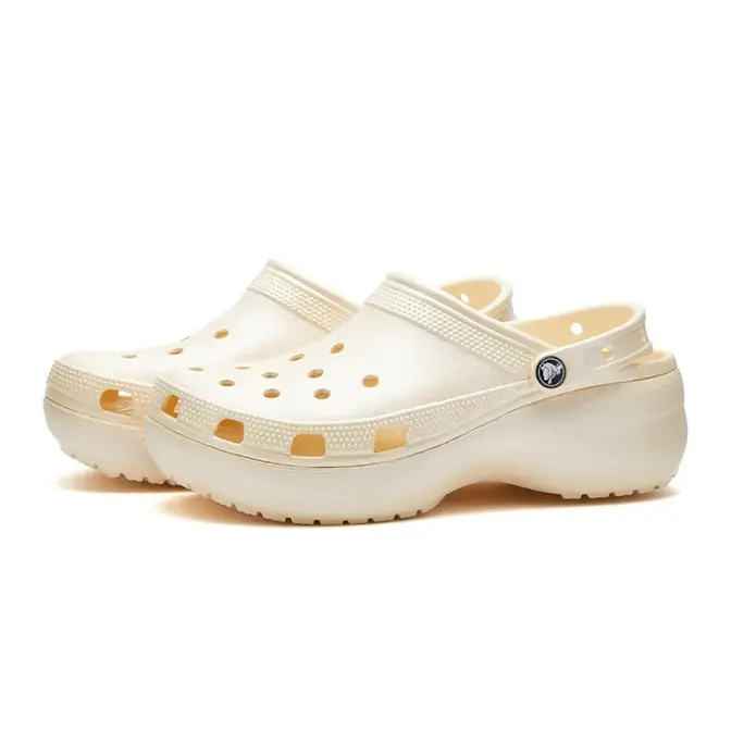 Crocs Classic Clog Platform Shimmer Vanilla | Where To Buy | 208590-108 ...