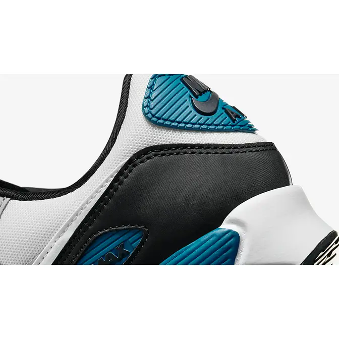 Nike Air Max 90 White Black Teal | Where To Buy | FB9658-002 | The Sole ...