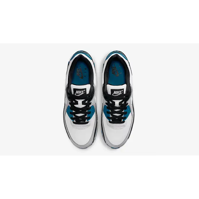 Nike Air Max 90 White Black Teal | Where To Buy | FB9658-002 | The Sole ...