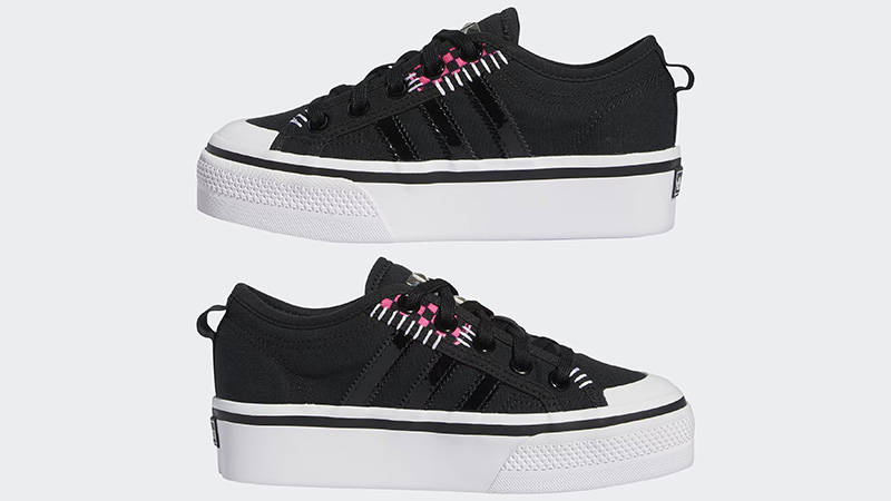 adidas Nizza Platform Black Solar Pink | Where To Buy | GX8365
