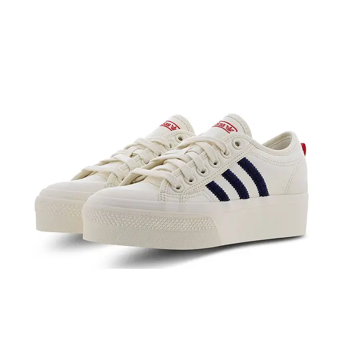 adidas Nizza Platform Low White Night Sky | Where To Buy | 315550125702 ...