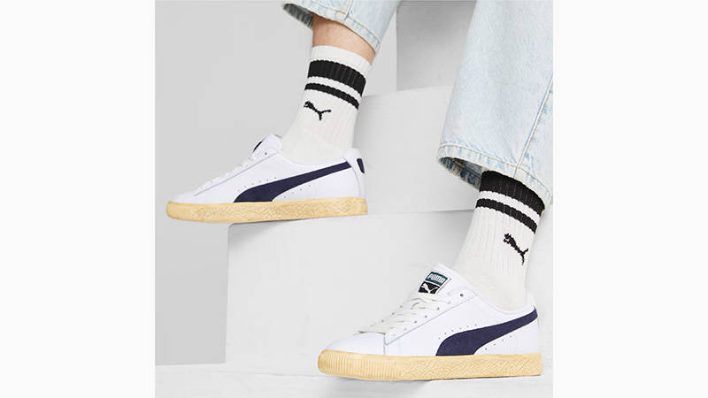 PUMA Clyde Vintage White Navy | Where To Buy | 394687-01