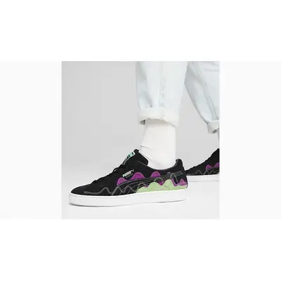 PUMA Suede Soundwave Black Spring Fern | Where To Buy | 393257-01 | The ...