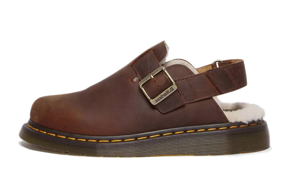 Dr. Martens Jorge 2 Fur Lined Mules Warm Tan | Where To Buy | 31060362