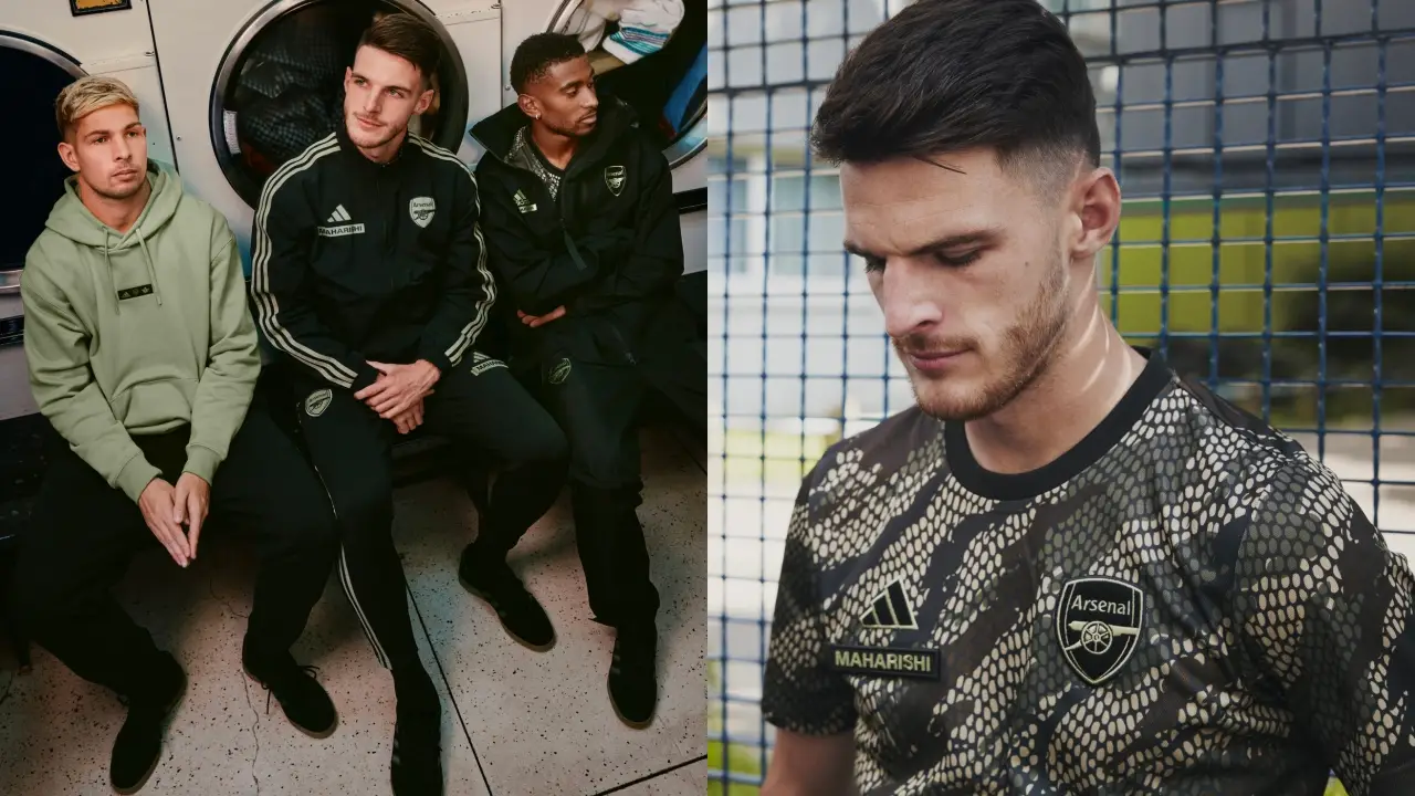 adidas x Maharishi x Arsenal Nail Pre-Game Style | The Sole Supplier