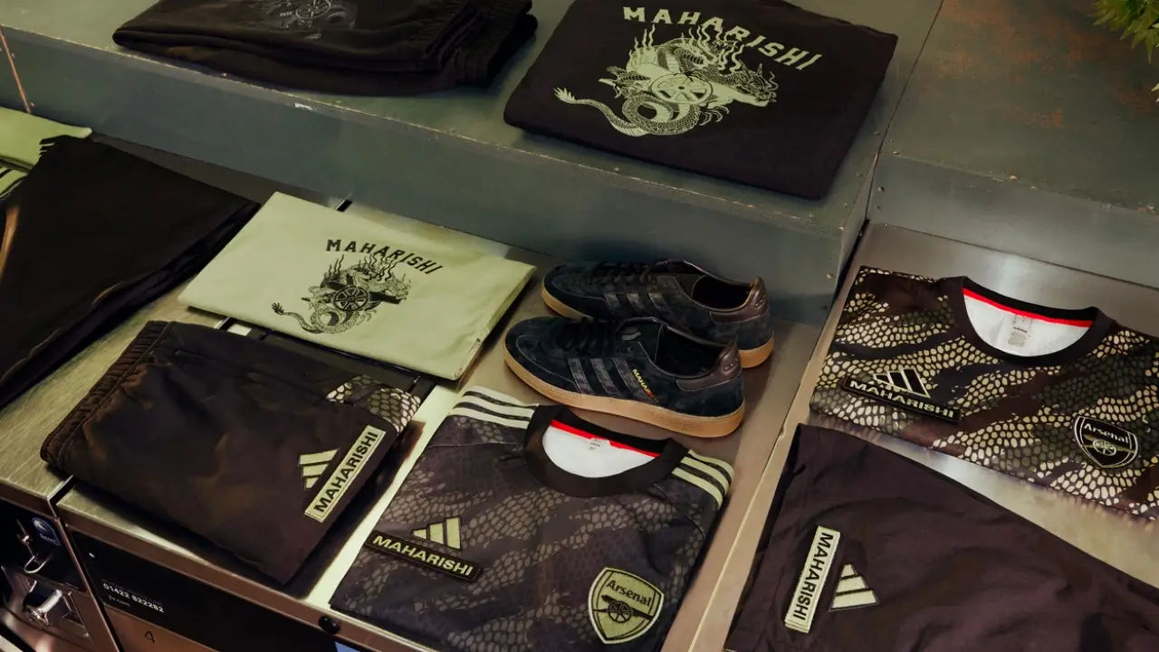 adidas x Maharishi x Arsenal Nail Pre-Game Style | The Sole Supplier