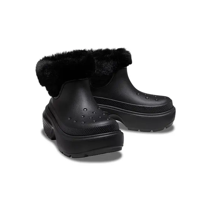 Crocs Stomp Lined Boot Black | Where To Buy | 208718-001 | The Sole ...