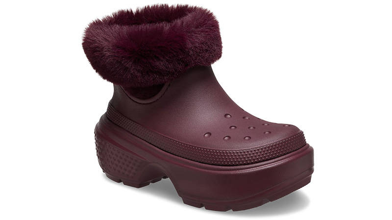 Crocs Stomp Lined Boot Dark Cherry | Where To Buy | 208718-6WD