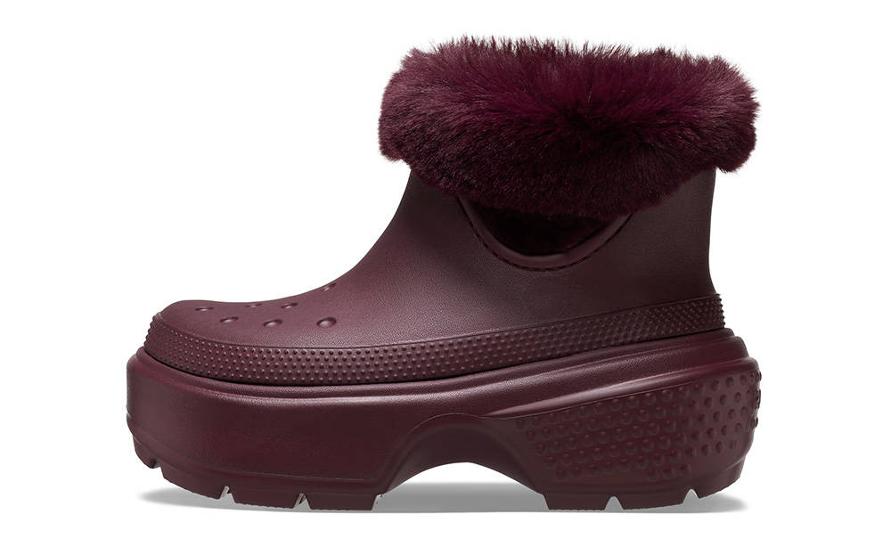 Crocs Stomp Lined Boot Dark Cherry | Where To Buy | 208718-6WD