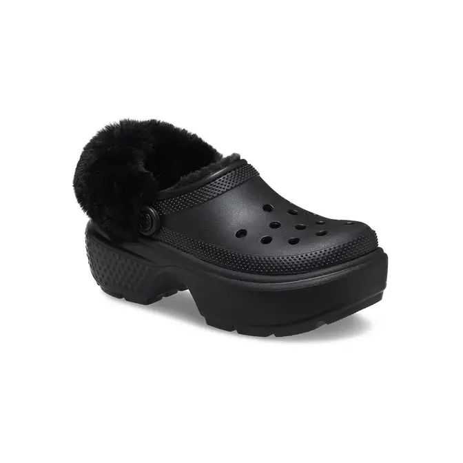 Crocs Stomp Lined Clog Black | Where To Buy | 208546-001 | The Sole ...