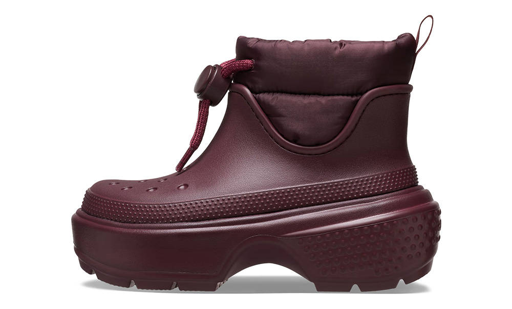 Crocs Stomp Puff Boot Dark Cherry | Where To Buy | 209324-6WD | The ...