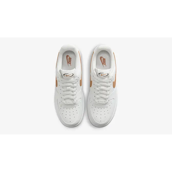 Nike Air Force 1 Low White Amber Brown | Where To Buy | FQ2742-101 ...