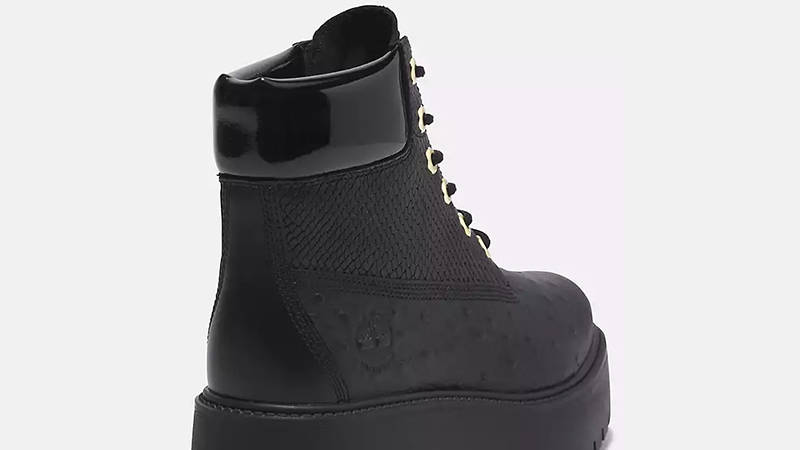 Timberland 6-Inch Waterproof Platform Boot Black Full-Grain | Where To ...