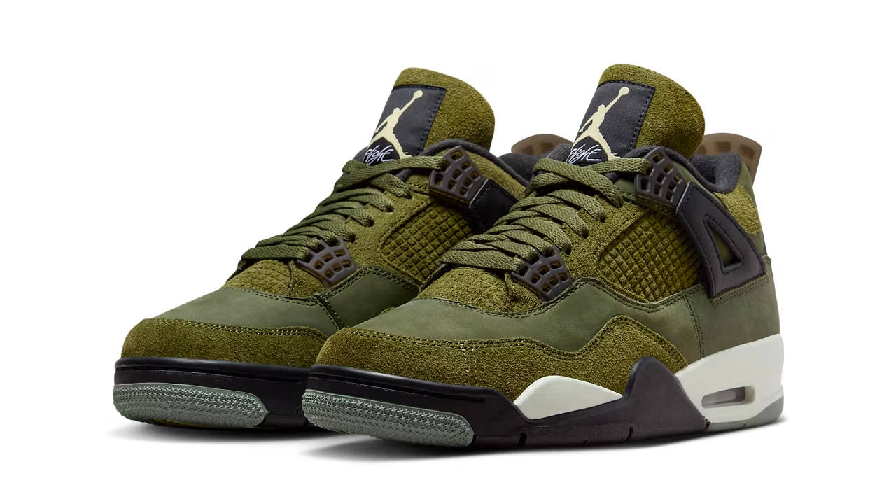 The Air Jordan 4 Craft "Medium Olive" Arrives With a Premium Finish