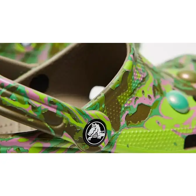 Crocs Classic Clog Bubble Marble Khaki Multi | Where To Buy | 132515728 | The Sole Supplier