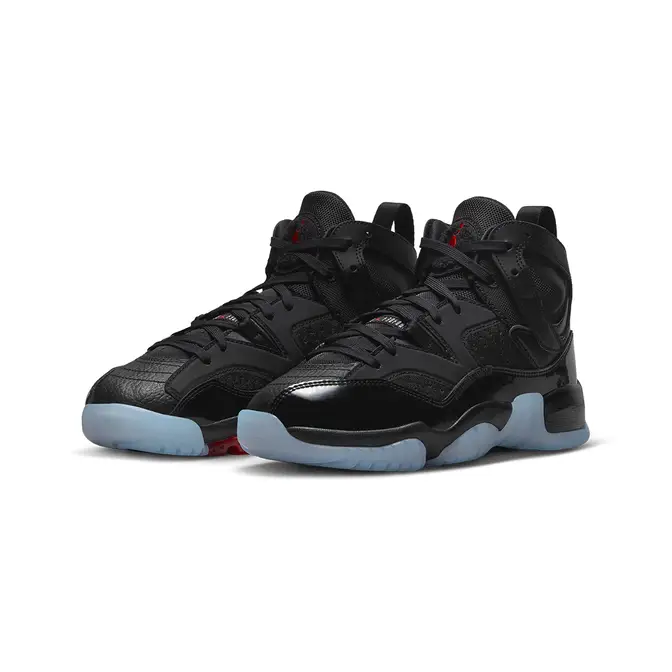 Jordan Jumpman Two Trey GS Black University Red | Where To Buy | DQ8431 ...