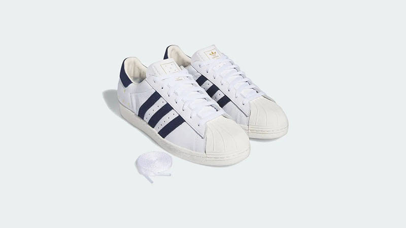Pop Trading Company x adidas Superstar ADV White Navy | Where To Buy ...