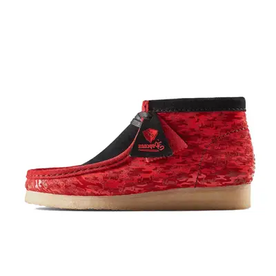 Popcaan x Clarks Wallabee Red Camo | Where To Buy | 26175816 | The Sole ...