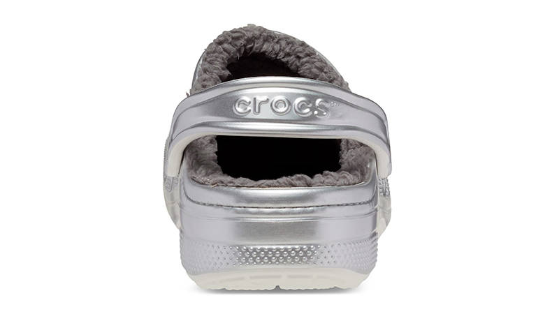 Crocs Baya Printed Lined Clog Silver Metallic | Where To Buy | 205975-0P1