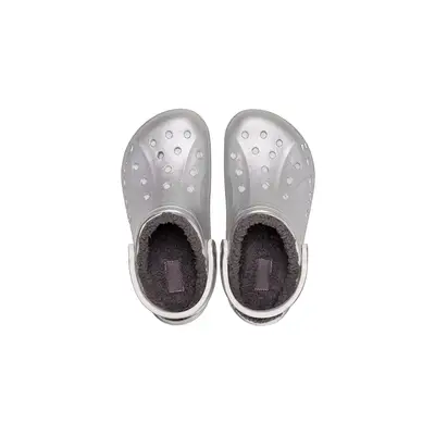 Crocs Baya Printed Lined Clog Silver Metallic | Where To Buy | 205975-0P1 | The Sole Supplier