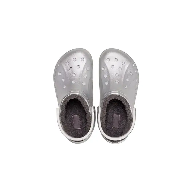 Crocs Baya Printed Lined Clog Silver Metallic | Where To Buy | 205975-0P1 | The Sole Supplier