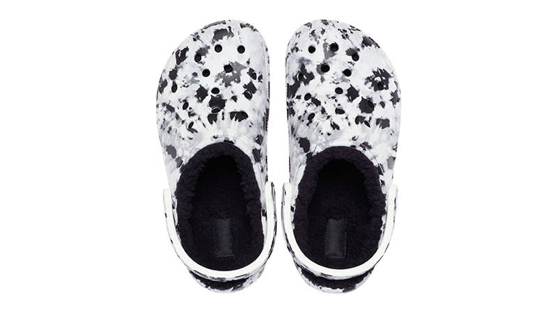 Crocs Baya Printed Lined Clog White Grey | Where To Buy | 205975-10M