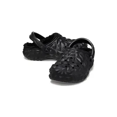 Crocs Classic Clog Lined Geometric Black | Where To Buy | 210069-001 | The Sole Supplier