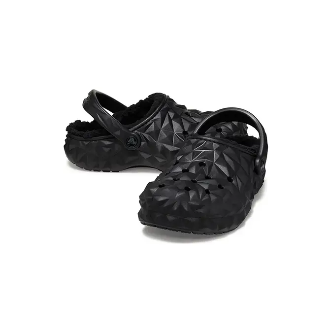 Crocs Classic Clog Lined Geometric Black | Where To Buy | 210069-001 ...