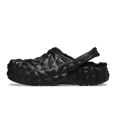 Crocs Classic Clog Lined Geometric Black | Where To Buy | 210069-001 | The Sole Supplier