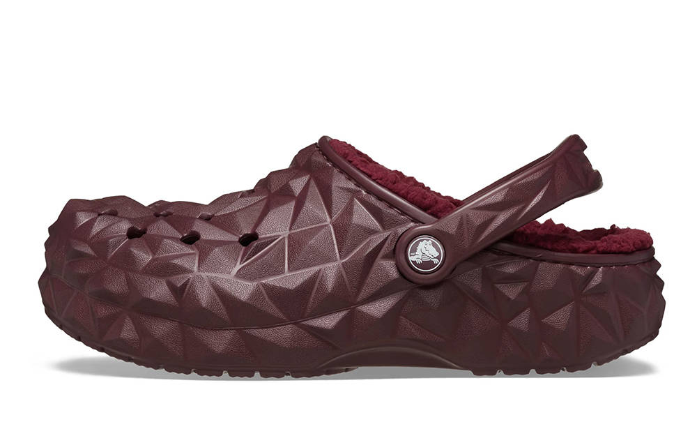 Crocs Classic Clog Lined Geometric Dark Cherry | Where To Buy | 210069 ...